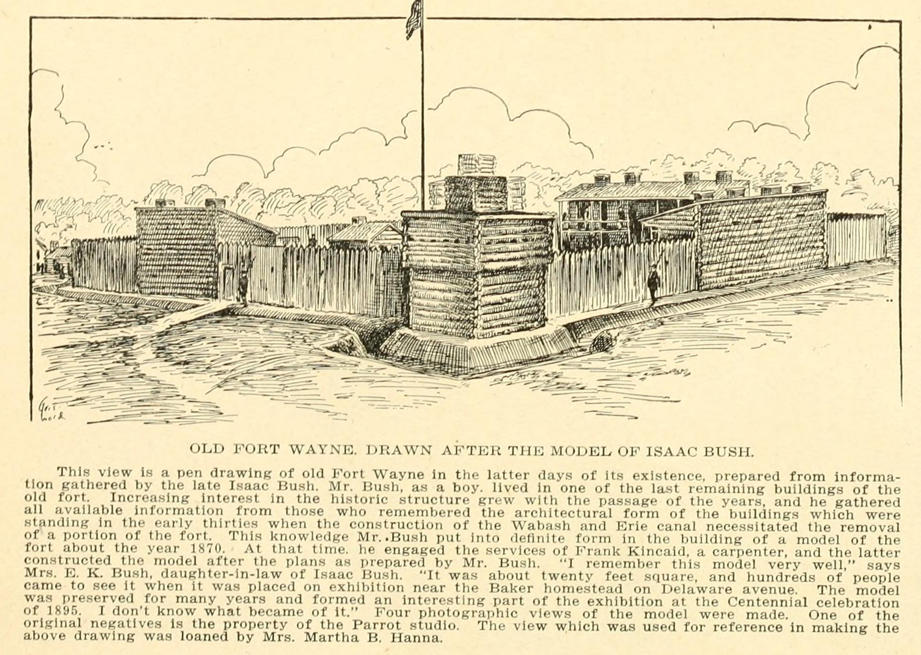 1895 Fort Wayne Centennial on Allen INGenWeb Project